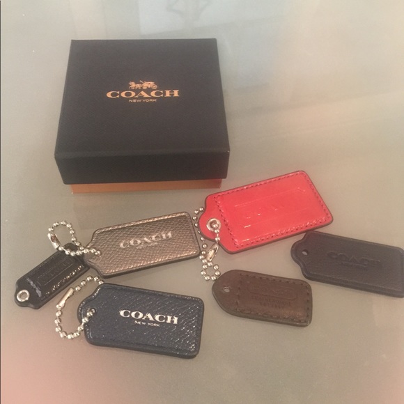 Coach | Accessories | Coach Tags Different Colors Sizes Selling As Set ...